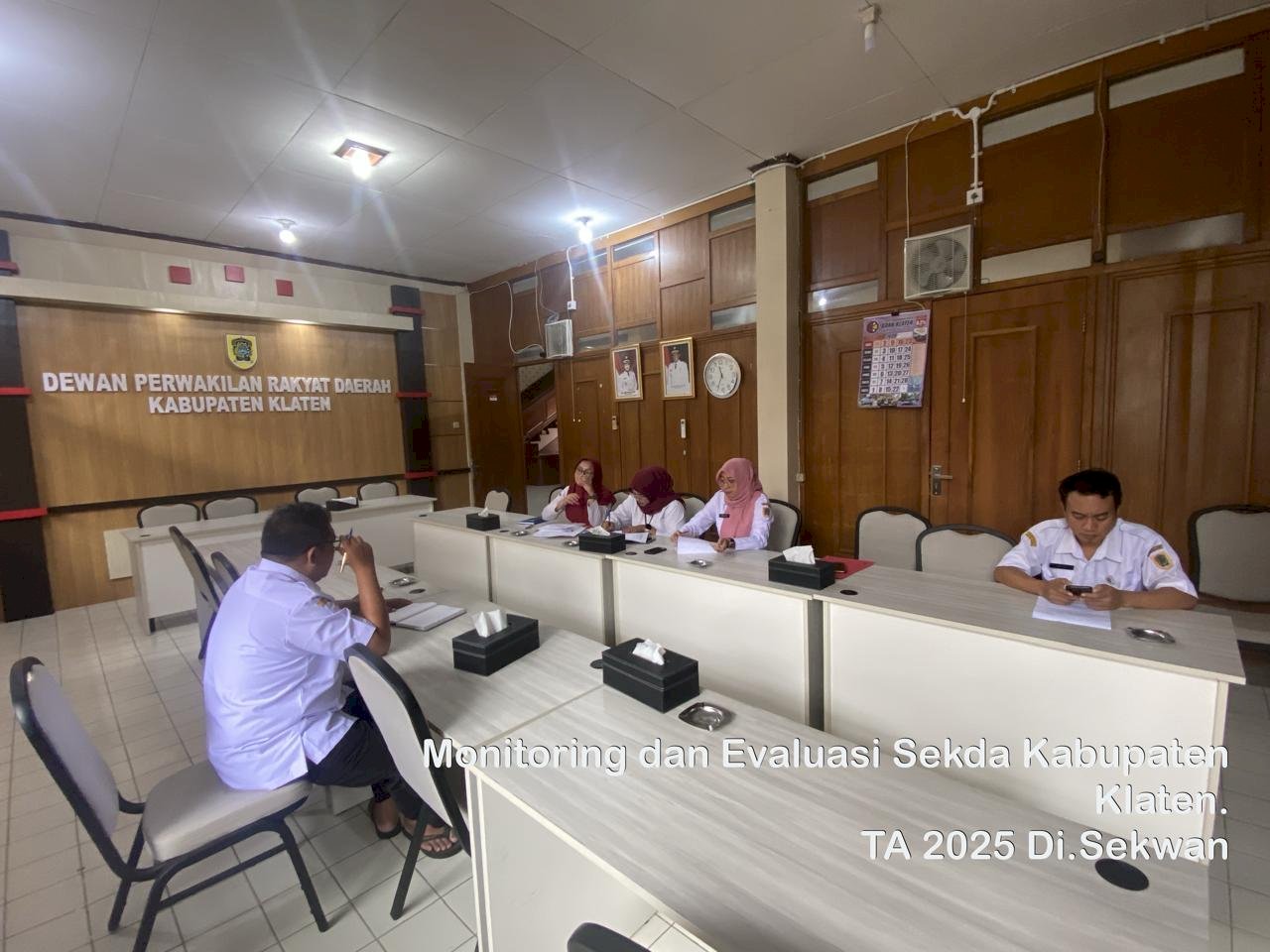Monitoring dan Evaluasi Triwulan I Tahun 2025 - Pembangunan Kabupaten Klaten